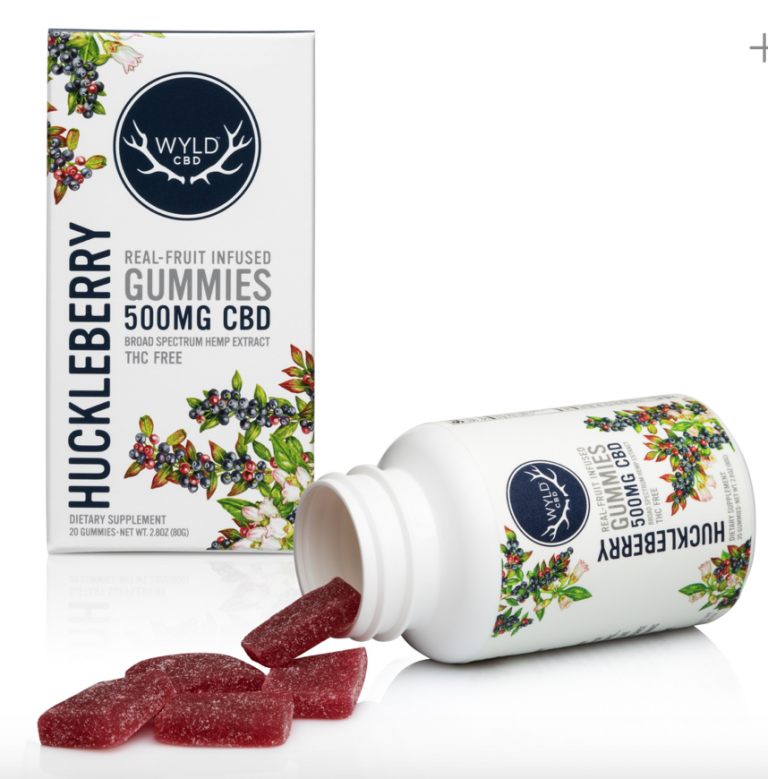 WYLD - CBD Gummy - Huckleberry - 500mg - Deep Roots Apothecary
